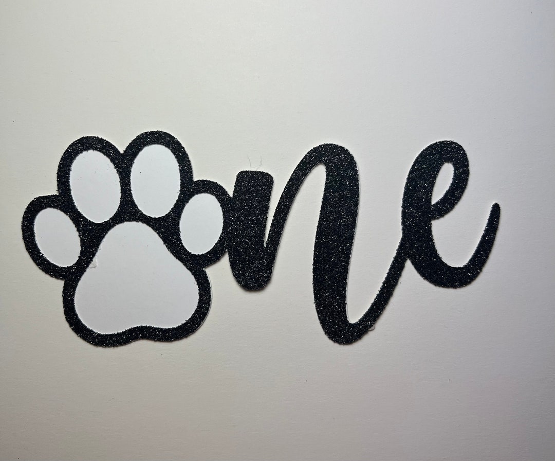 Paw One Topper / Paw Print Cake Topper / Paw One Cake Topper / One Cake ...