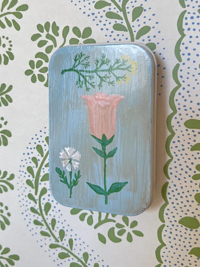 Dandelion and Dutch Botanical Altoid Tin Box - Etsy