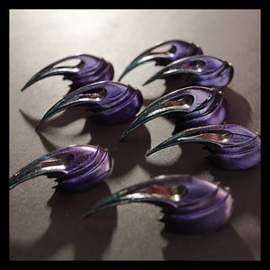 Cat Claw Futuristic, Sci-fi Costume Press-on Nails. Cosplay Accessory ...
