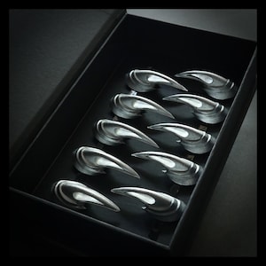 Sci-fi Cyberpunk Press-on Nails, Futuristic Claws, Reusable Costume ...