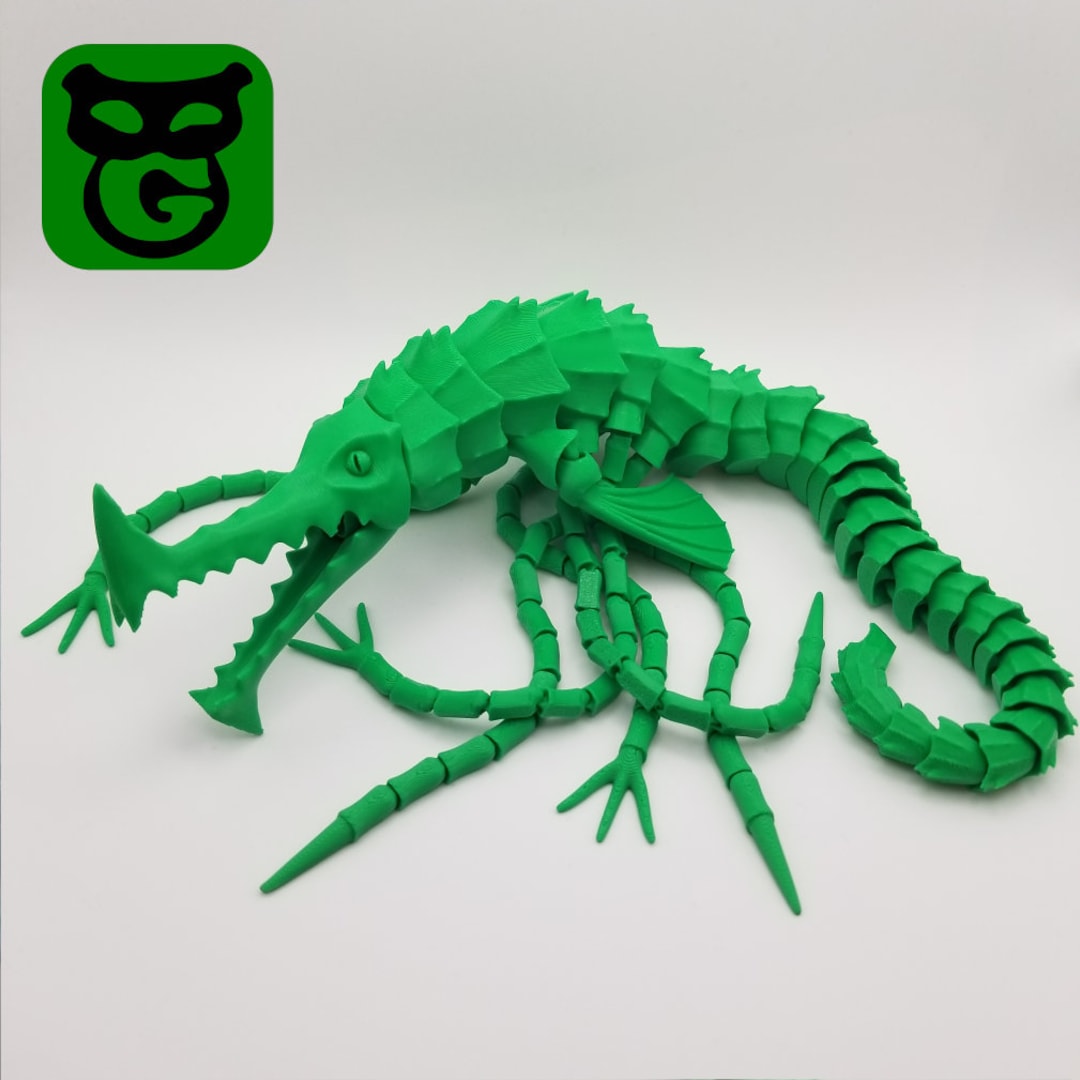 Brickleback - La bestia marina (3D STL; Impresión en el lugar; Sin ...