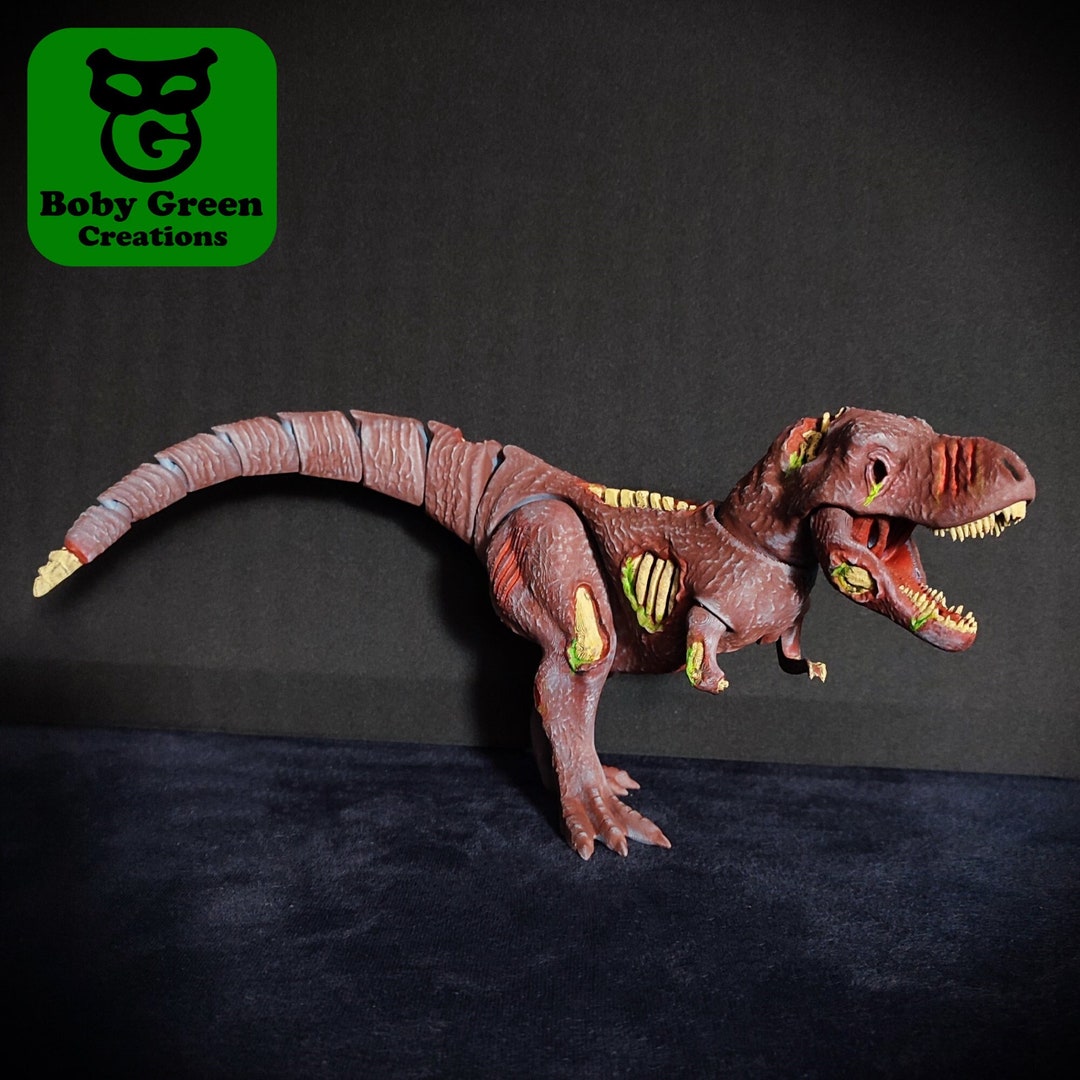 Zombie T-rex (3D Blueprint) - Etsy
