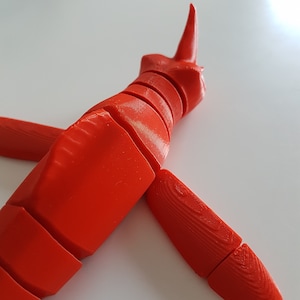 Red Bluster - the Sea Beast (3D Blueprint) - Etsy