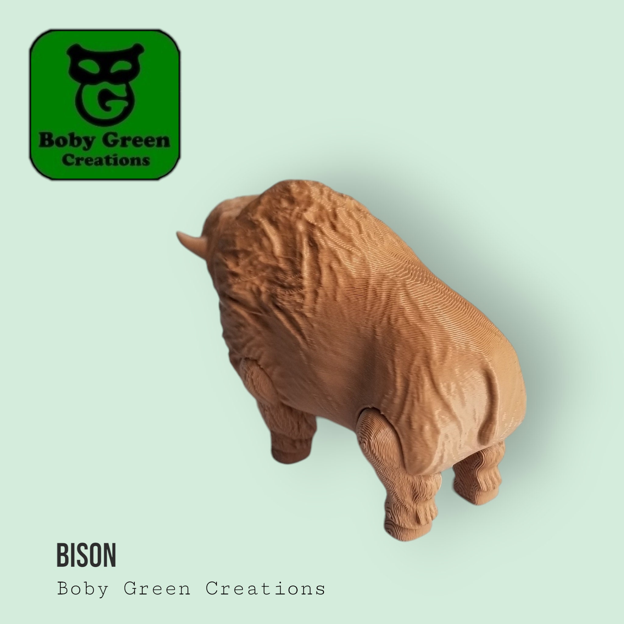 Bison (3D Blueprint) - Etsy