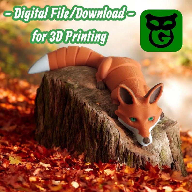 Lazy Fox (3D Blueprint; Multicolor.3mf Included) - Etsy