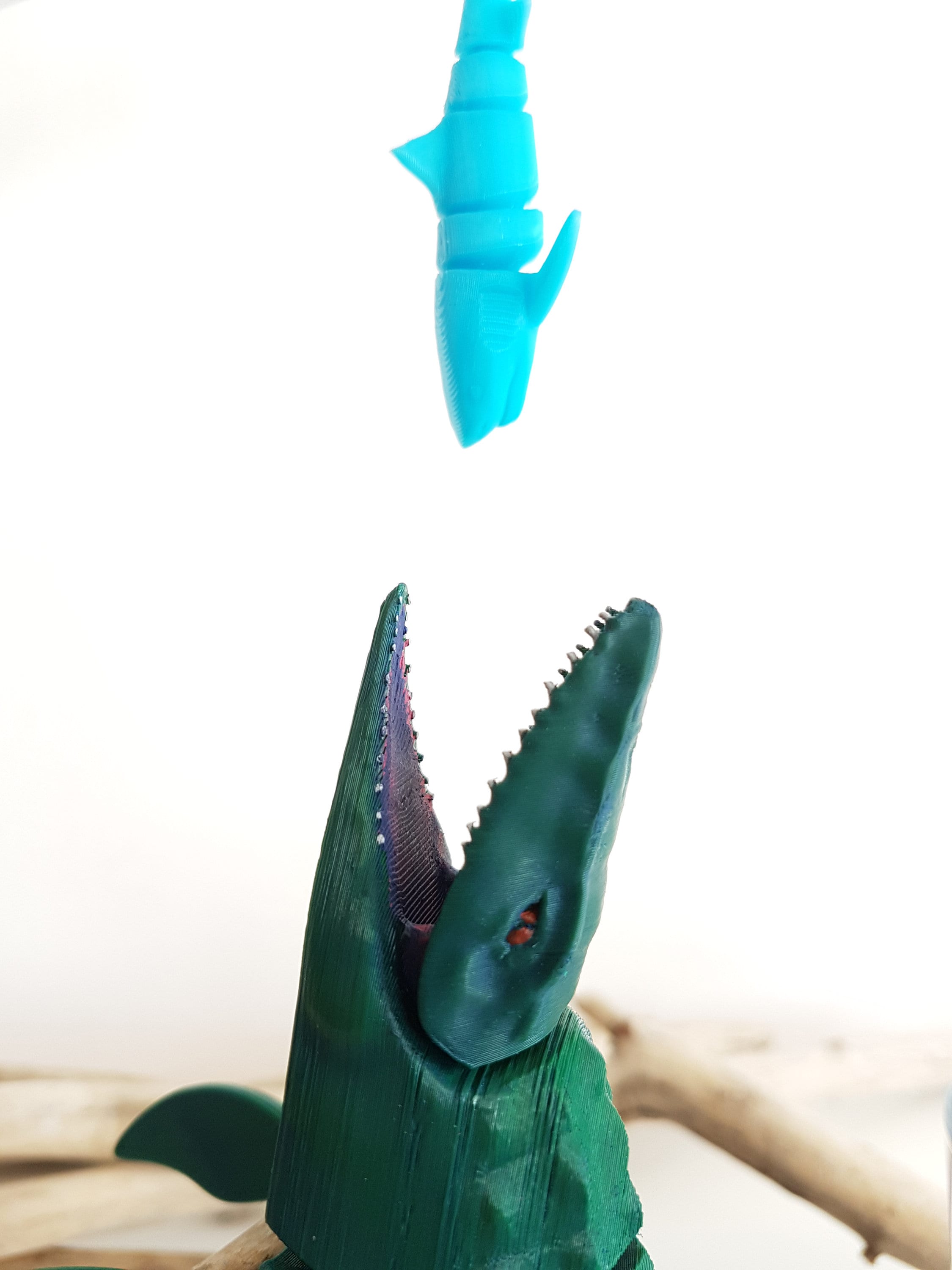 Mosasaur 3D STL Print-in-place No Support Flexi - Etsy