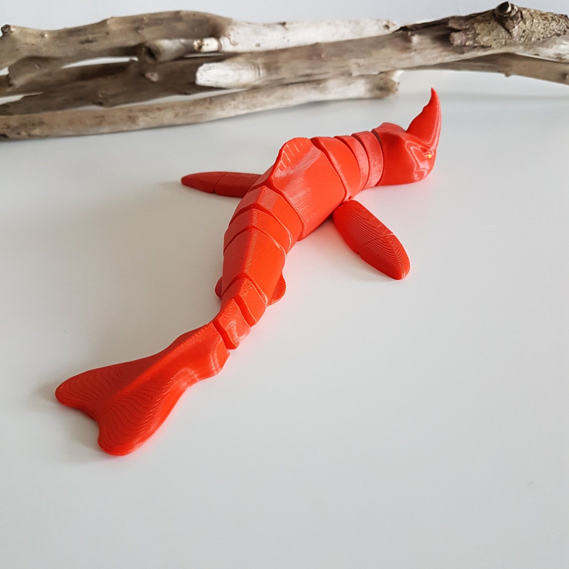 Red Bluster the Sea Beast 3D STL Print-in-place No - Etsy