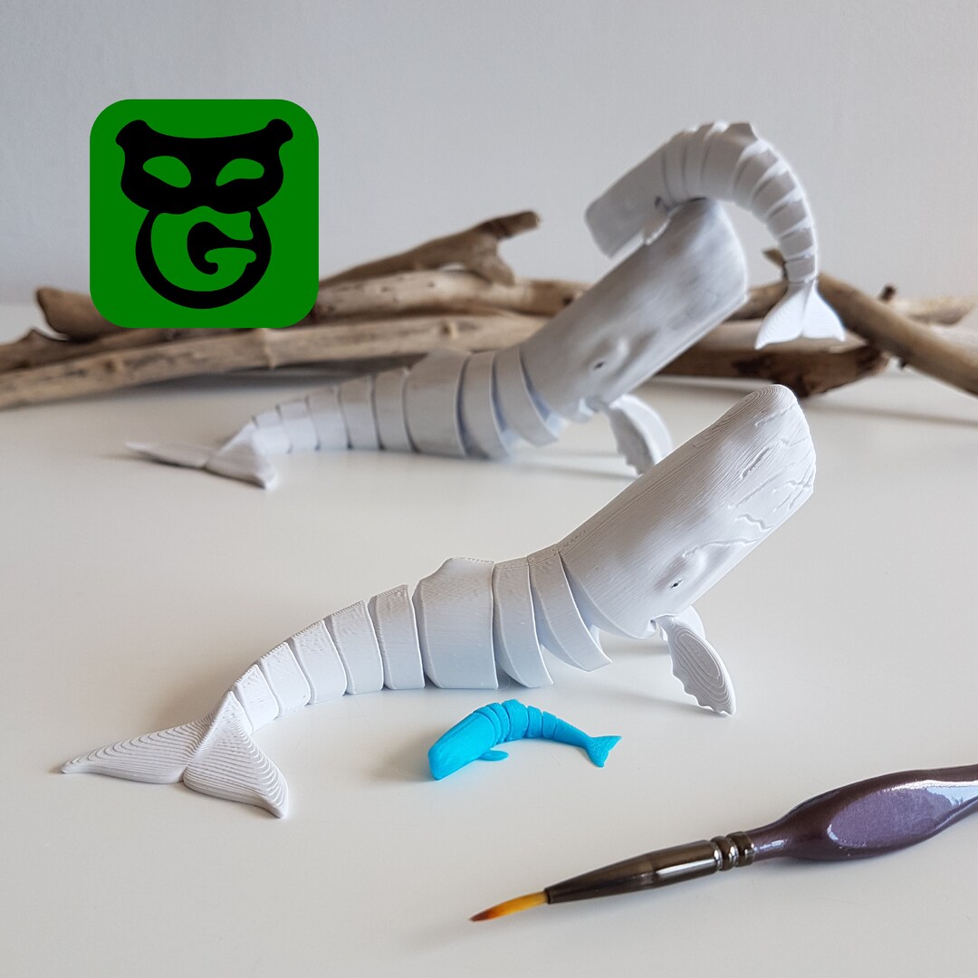 Sperm Whale (3D Blueprint) - Etsy