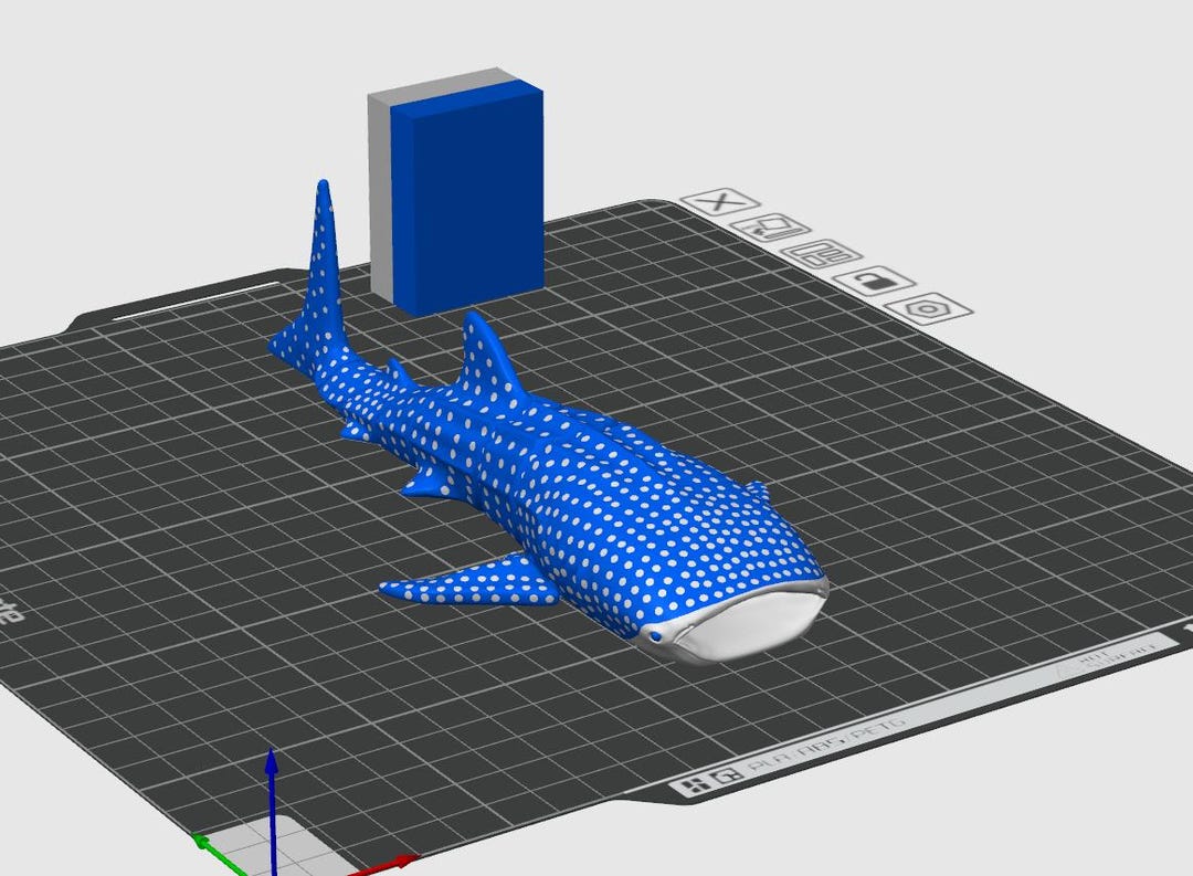 Whale Shark (3D Blueprint; Multicolor.3mf Included) - Etsy