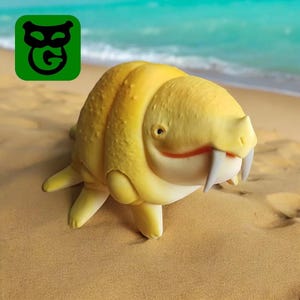 Big Warmbler - the Sea Beast (3D Blueprint) - Etsy