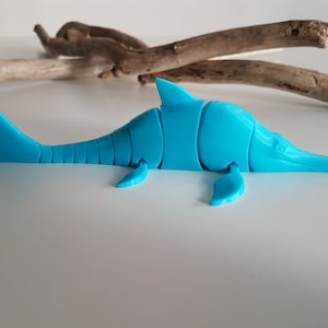 Ichthyosaur (3D STL; Print-in-place; No Support; Flexi) - Etsy