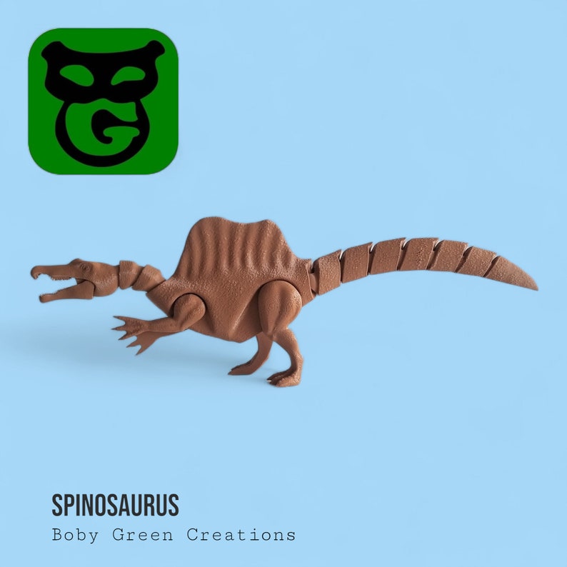 Spinosaurus (plano 3D) - Etsy México