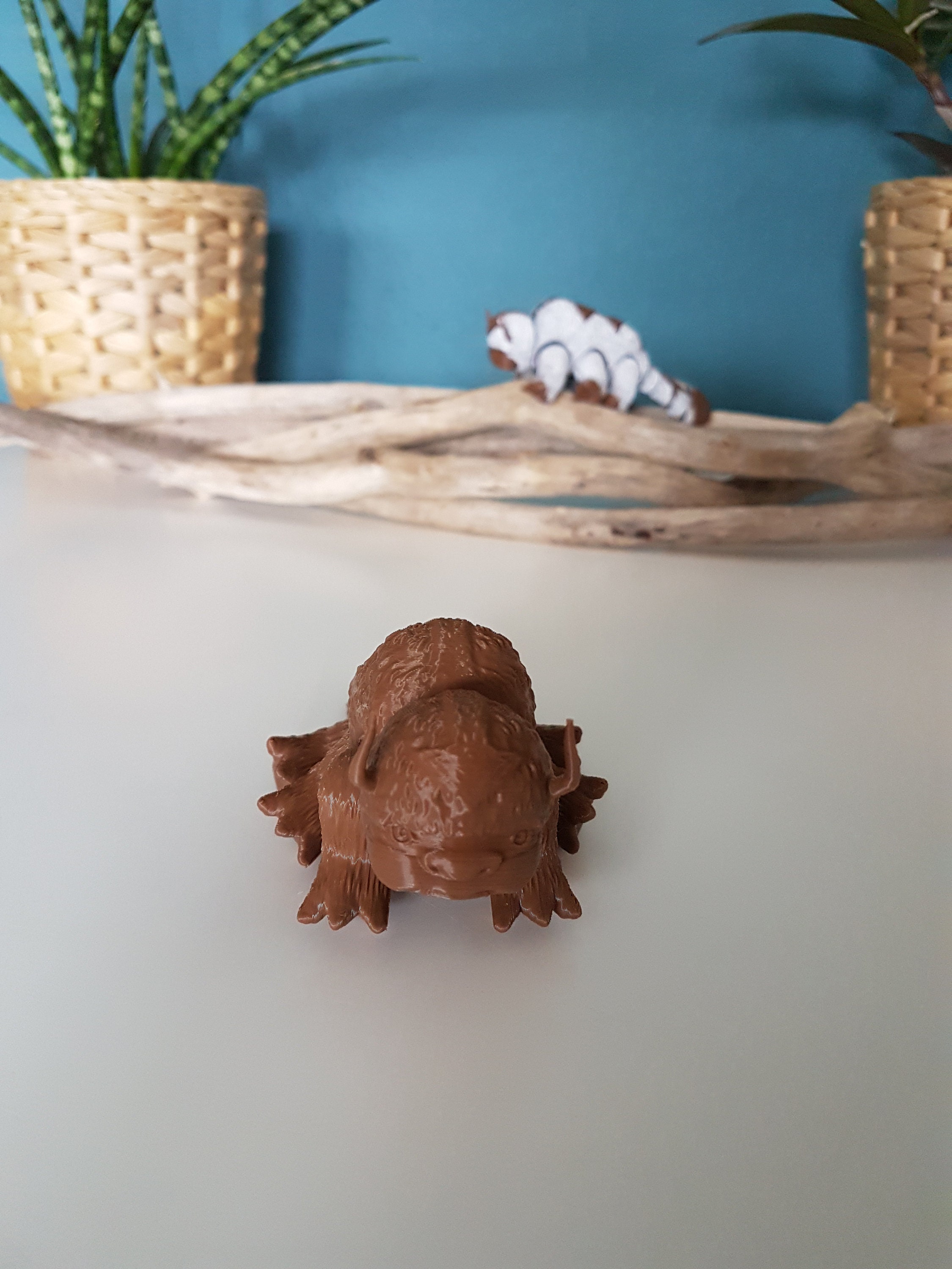 Flying Bison inspired by Appa 3D STL Print-in-place No Support Flexi - Etsy