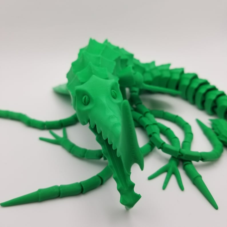 Brickleback the Sea Beast 3D STL Print-in-place No Support Flexi - Etsy