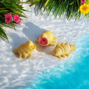 Baby Warmbler - the Sea Beast (3D Blueprint) - Etsy