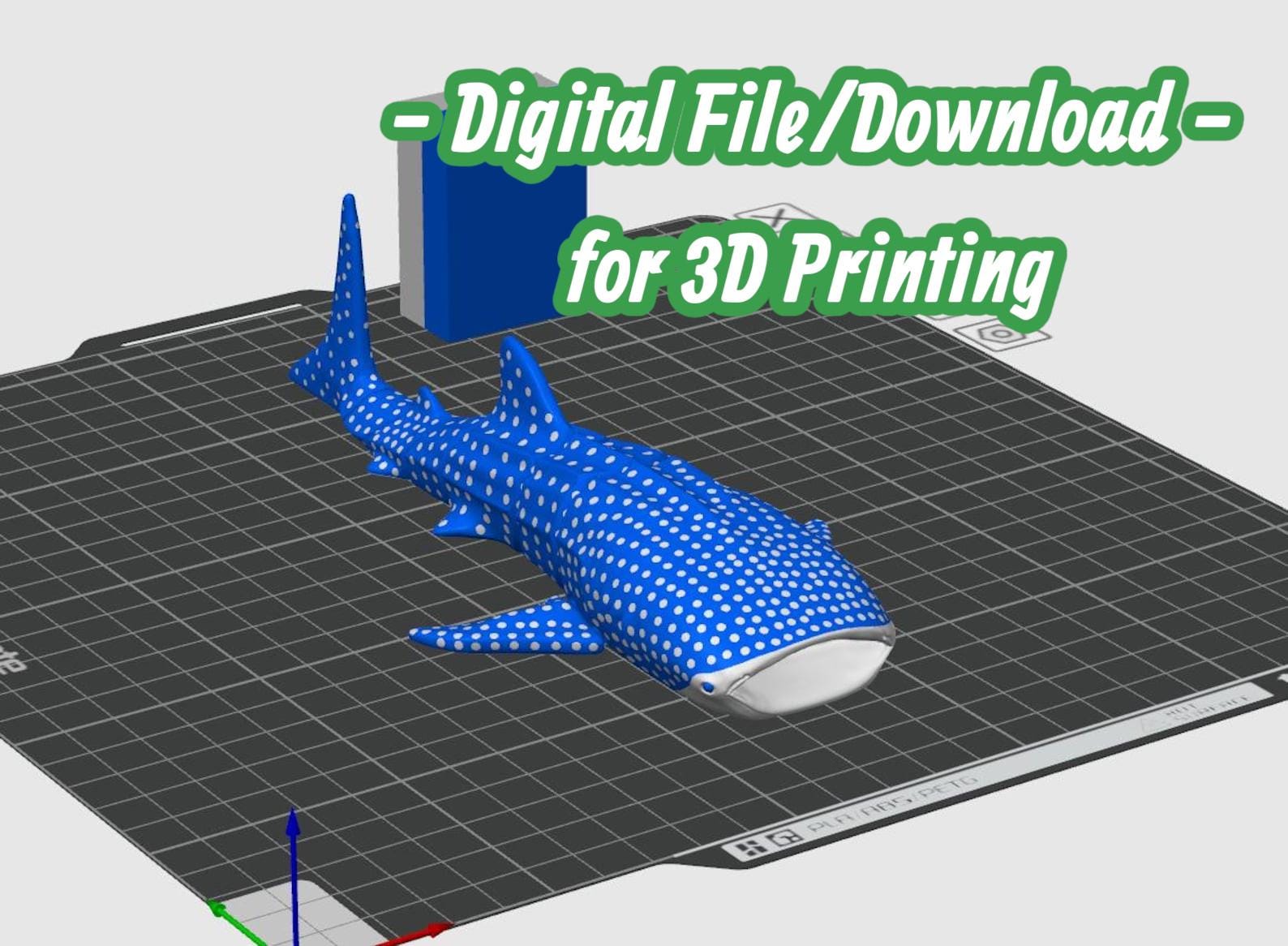 Whale Shark (3D Blueprint; Multicolor.3mf Included) - Etsy