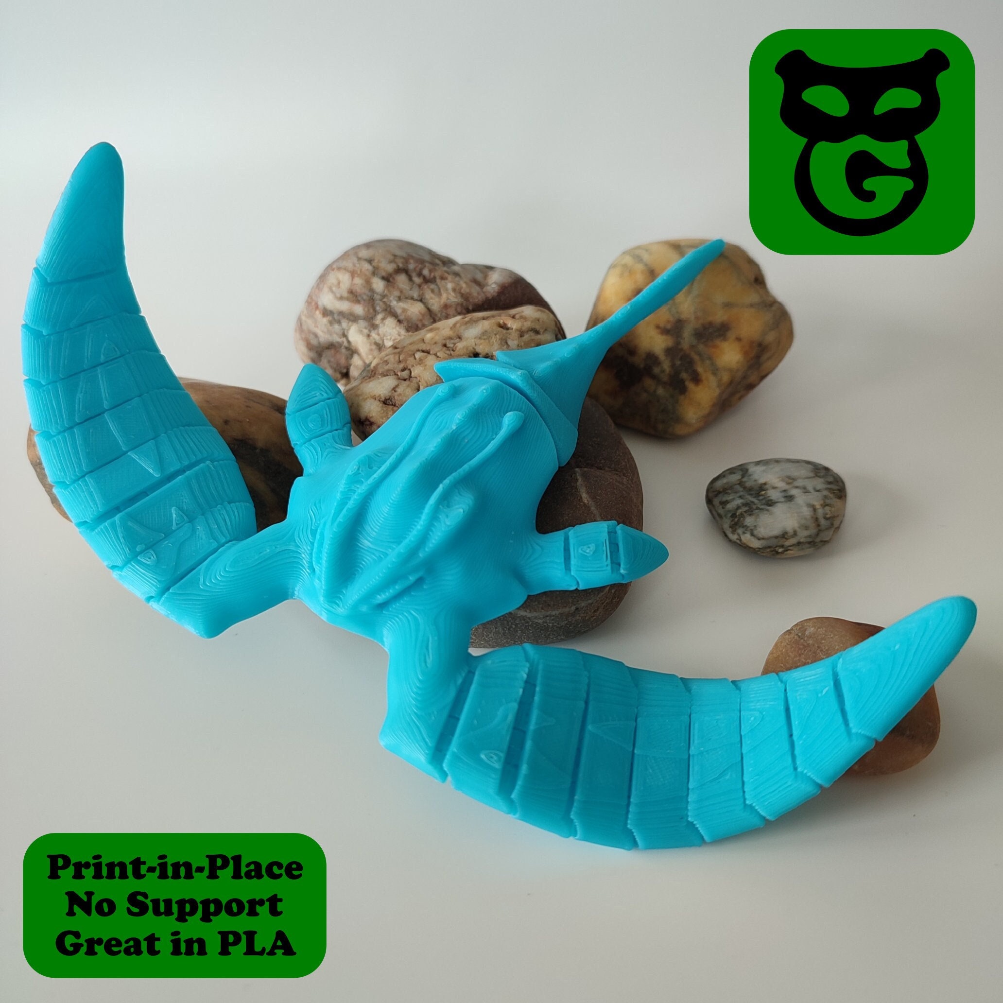 Avatar Ray Flexi Avatar: the Way of Water 3D STL Print-in-place No ...