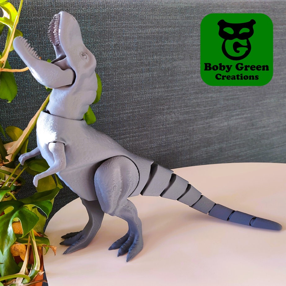 T-Rex Flexi 3D STL Print-in-Place No Support Flexi - Etsy Portugal