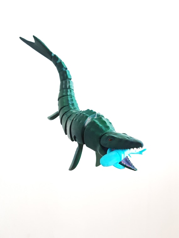 Mosasaurus 3D STL Print-in-place No Support Flexi - Etsy UK