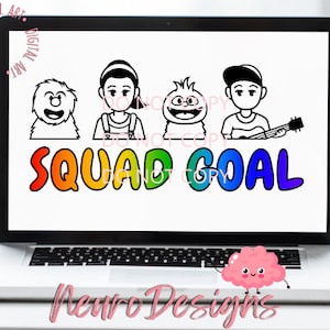 Squad Goals - Mrs. Rachel and Friends Inspired - Digital File - Etsy