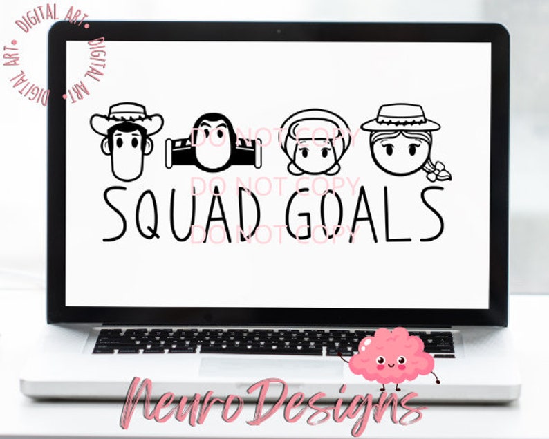 Squad Goals - Toy Story Team Inspired - Digital File - Etsy
