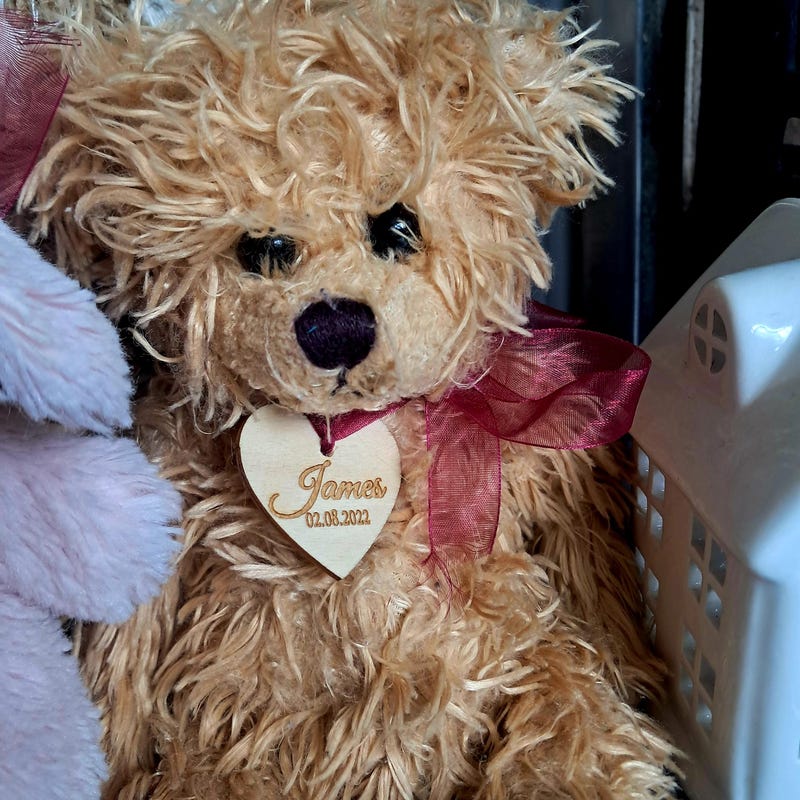 Personalized Cuddly Toy Tag - Etsy UK