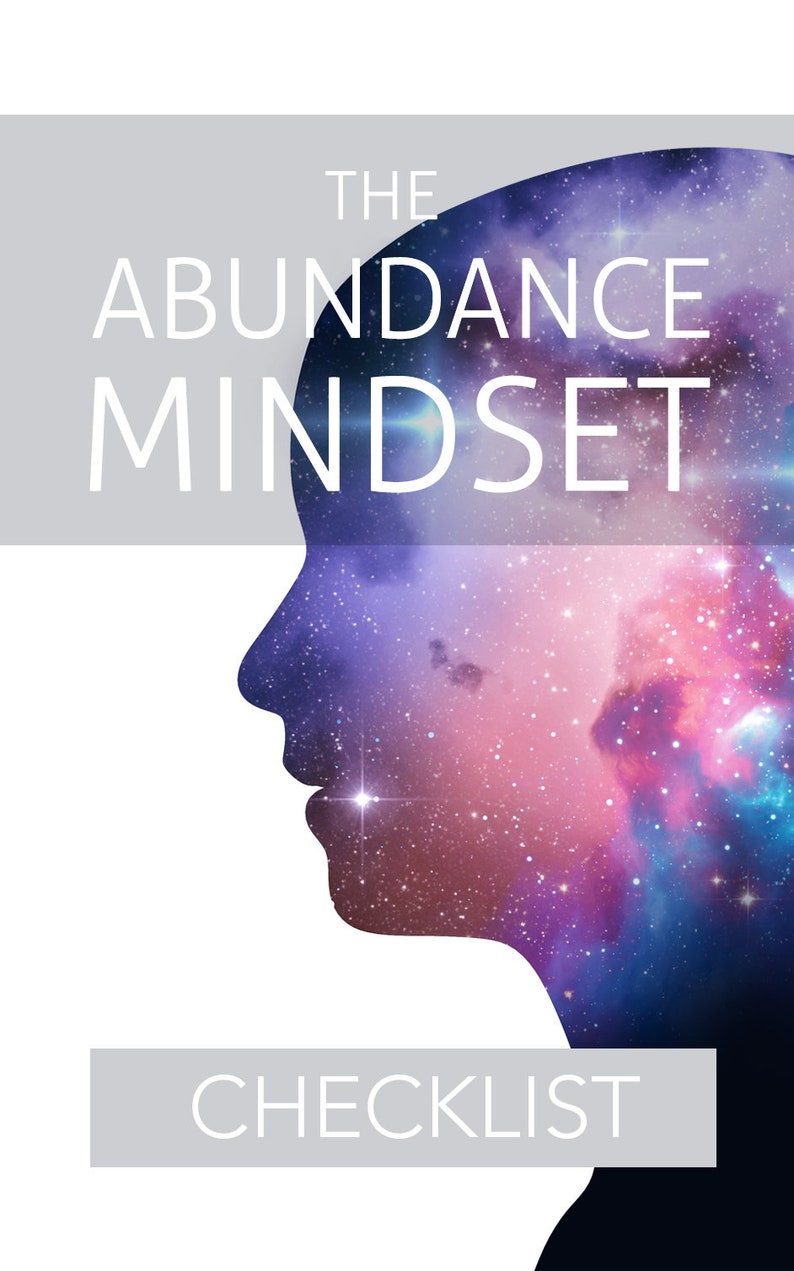 The Abundance Mindset | How to Have an Abundant Life Using Your Mind - Etsy