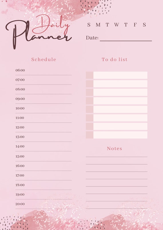 Daily Planner - Etsy