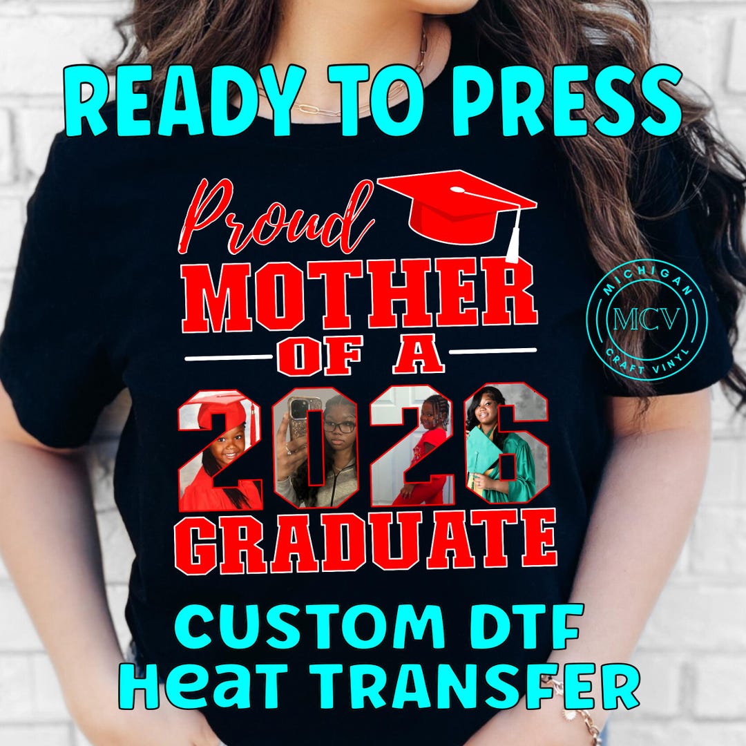 Custom Photo Iron on Transfer, Personalized Photo Iron on DTF Decal for ...