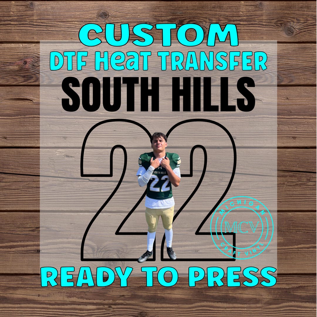 Custom Photo Iron on Transfer, Personalized Photo Iron on DTF Decal for ...