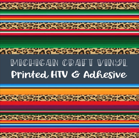 Serape Leopard 2 Pattern HTV Vinyl / Printed 651 Vinyl / | Etsy