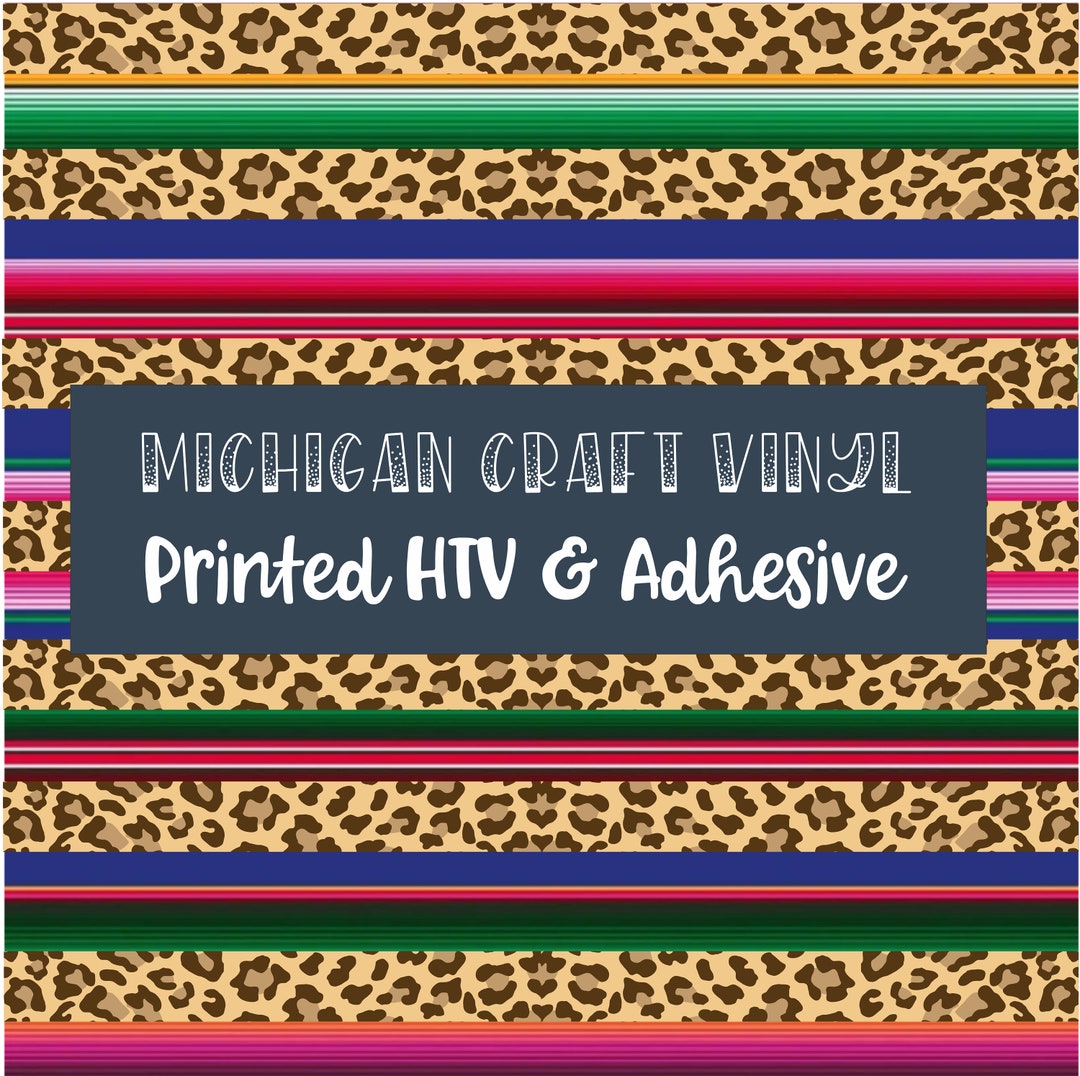 Serape Leopard 2 Pattern HTV Vinyl / Printed 651 Vinyl / Printed Vinyl ...