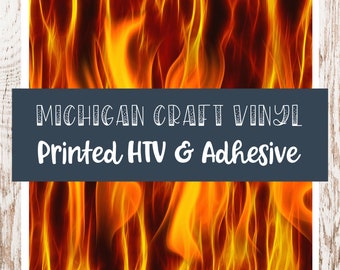 Blue Flame Vinyl Heat Transfer Vinyl or Adhesive Vinyl Heat - Etsy