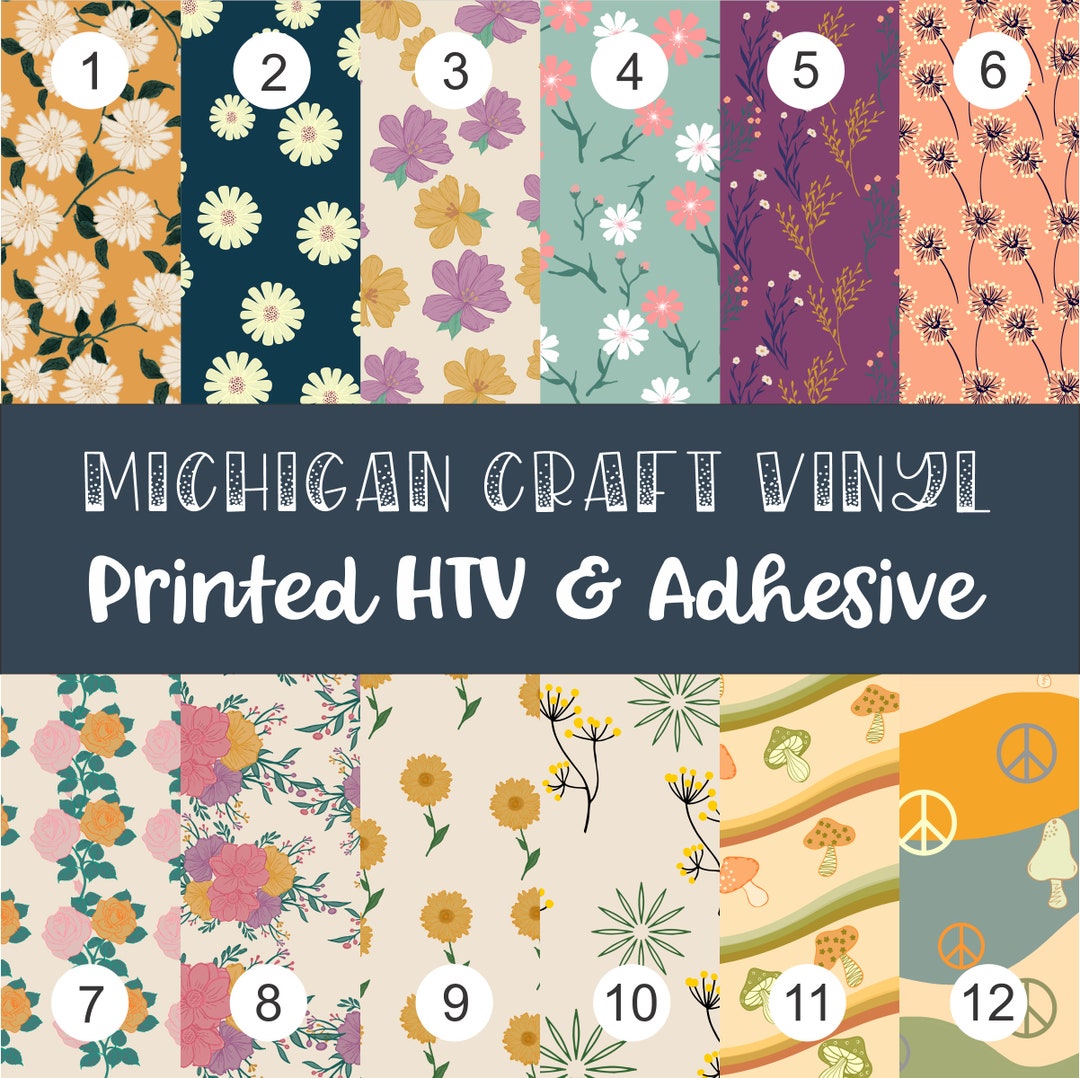 BOHO Pattern Printed Vinyl Htv / Printed HTV Vinyl /printed 651 Outdoor ...