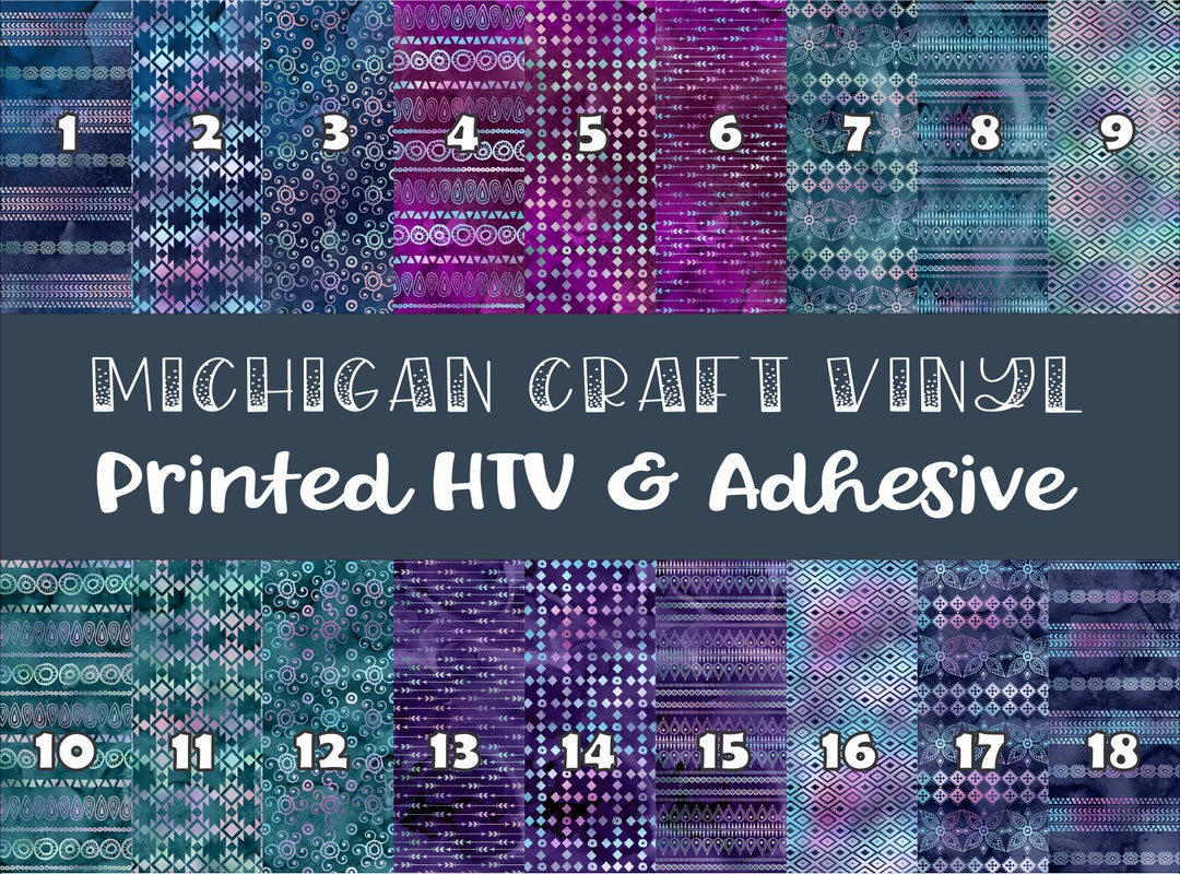 Bohemian Waters Printed Htv / Printed HTV Vinyl /printed 651 Outdoor ...