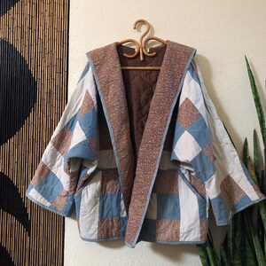 LD Calico Patchwork Quilt Coat XL - Etsy