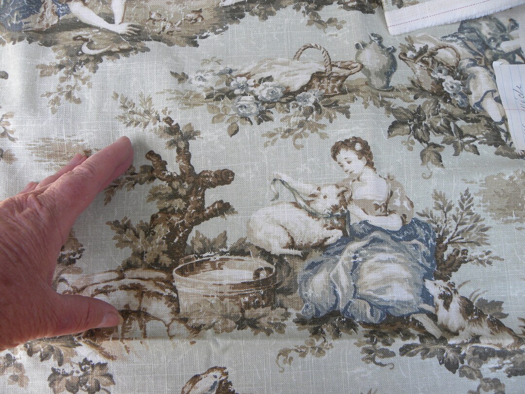 Renaissance Fragonard Fabric by the Yard, Thick Sturdy Rococo Furniture ...