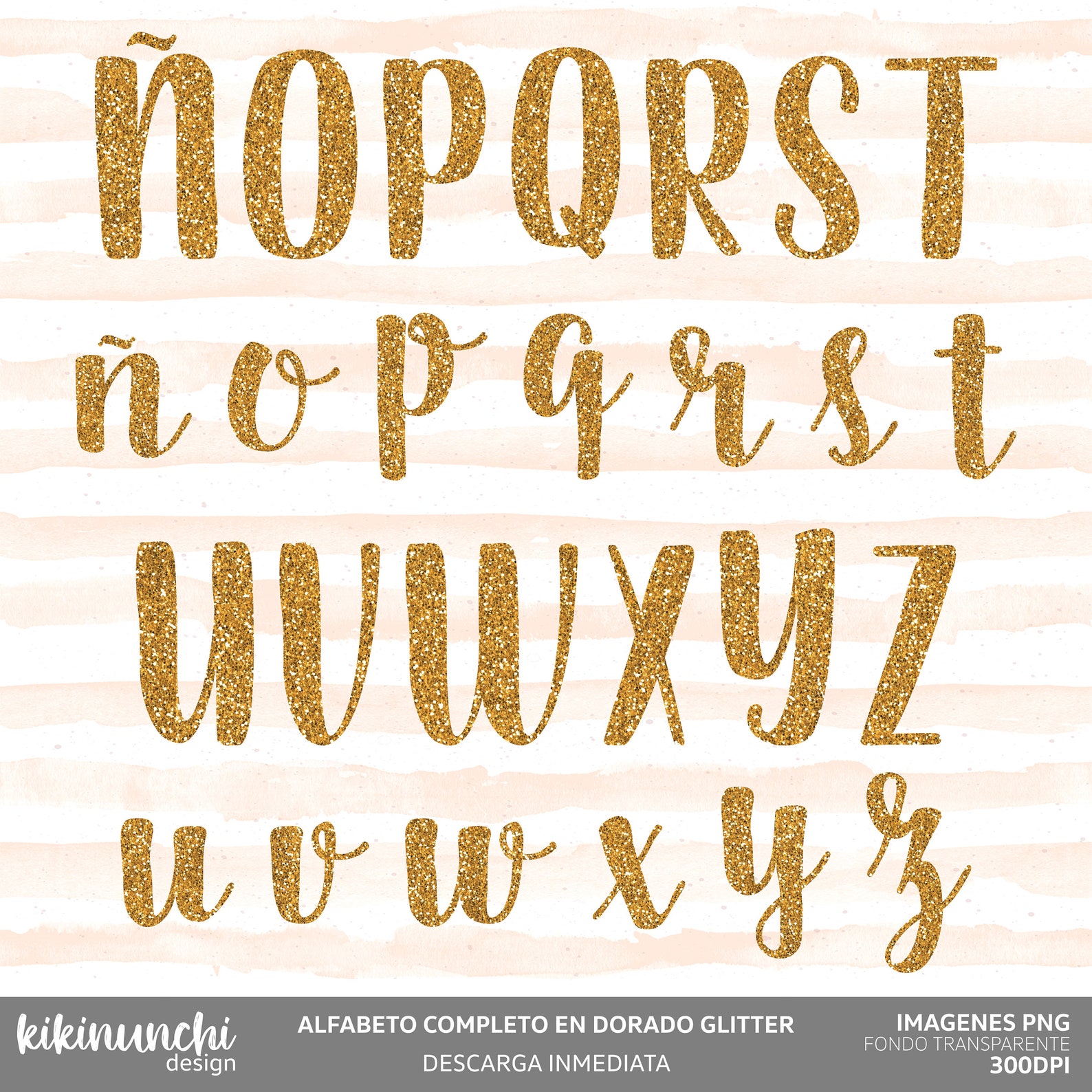 Gold Glitter Alphabet, Sparkling Letters PNG, Golden Font for Wedding ...