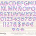 Rainbow Foil Balloon Alphabet Clip Art, Metallic Balloon Lettering ...
