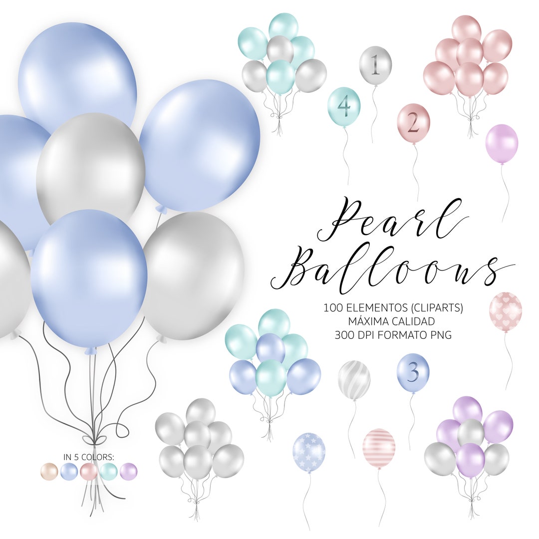 Balloon Clipart | Graphic Elements for Parties, High-quality ...