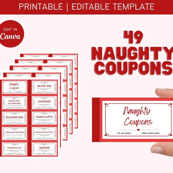 Sexy Coupons Printable Etsy