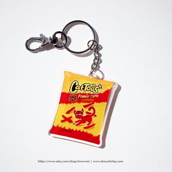 Hot Cheetos Keychain - Etsy