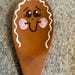 Gingerbread Character Wooden Spoons. Hand Painted With Adorable Smiling ...
