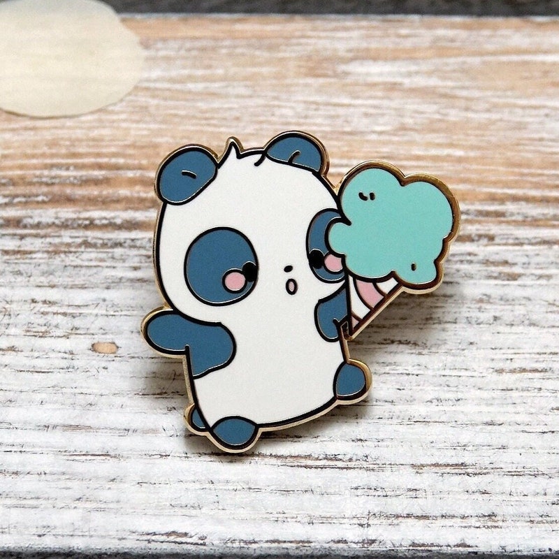 Panda Enamel Pin - Etsy