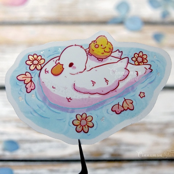 Cottagecore Duck Sticker - Etsy