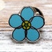 Forget Me Not Enamel Pin Hard Enamel Cute Hard Enamel Pin - Etsy