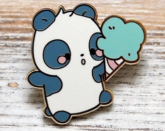 Panda Enamel Pin - Etsy