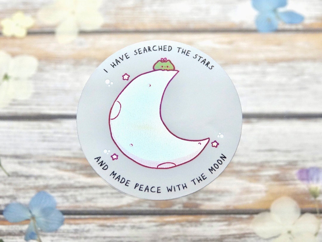 Cute Froggy Space Sticker | Large Sticker - Etsy