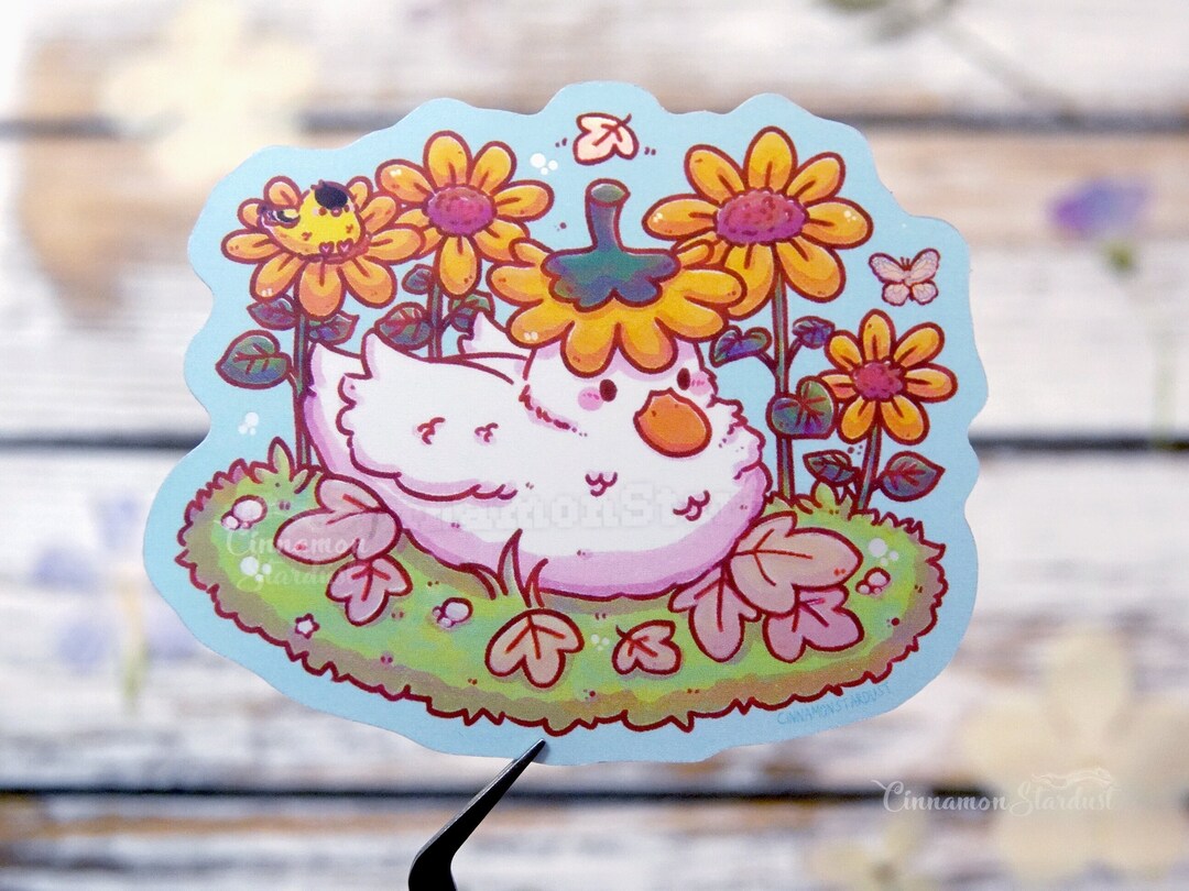Holographic Sticker | Cute Duck Sticker | Cute Duck Stickers | Duck ...