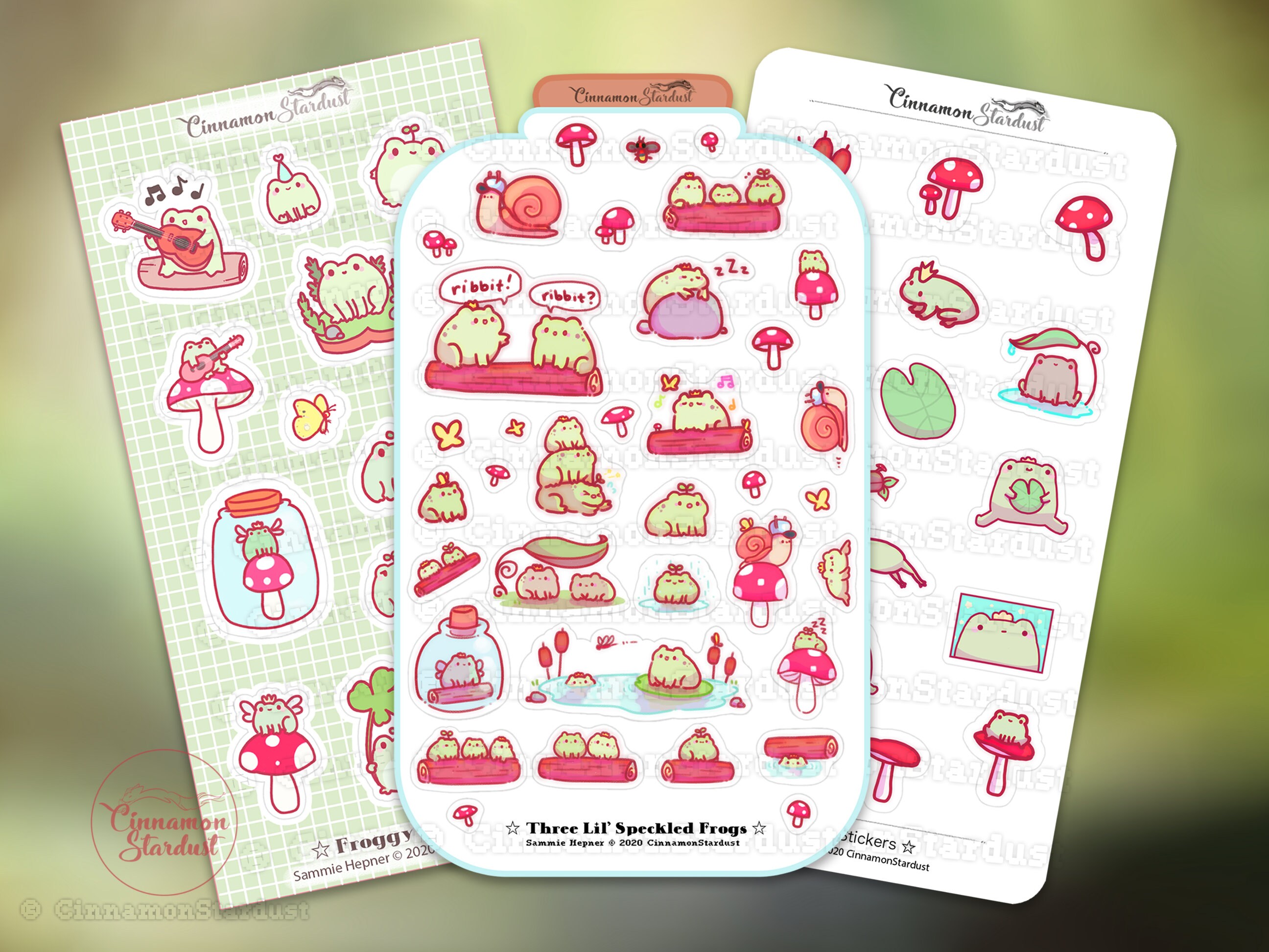 Bundle 1: Cute Frogs Froggy Frogs Frog Sticker Frog - Etsy